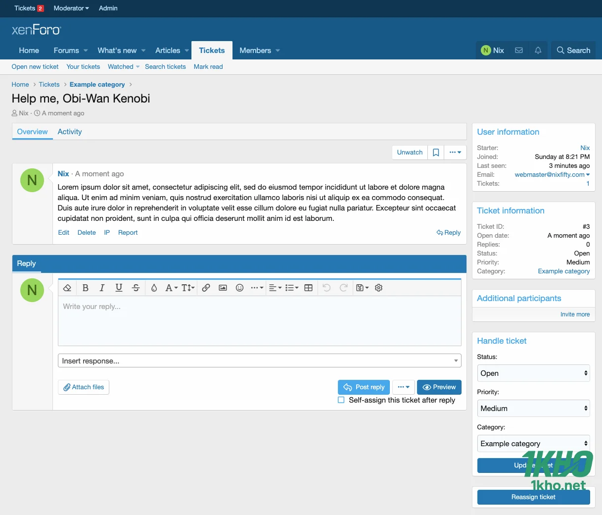 VIP Addons - Tickets: Help Desk and Knowledge Base | OneHub Network™